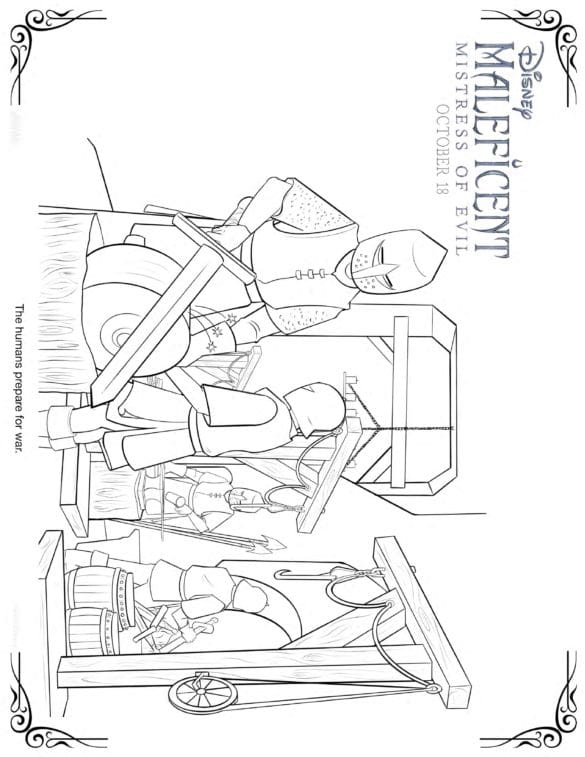 Maleficent 2 Coloring Pages and Activity Sheets | Crazy Adventures in ...