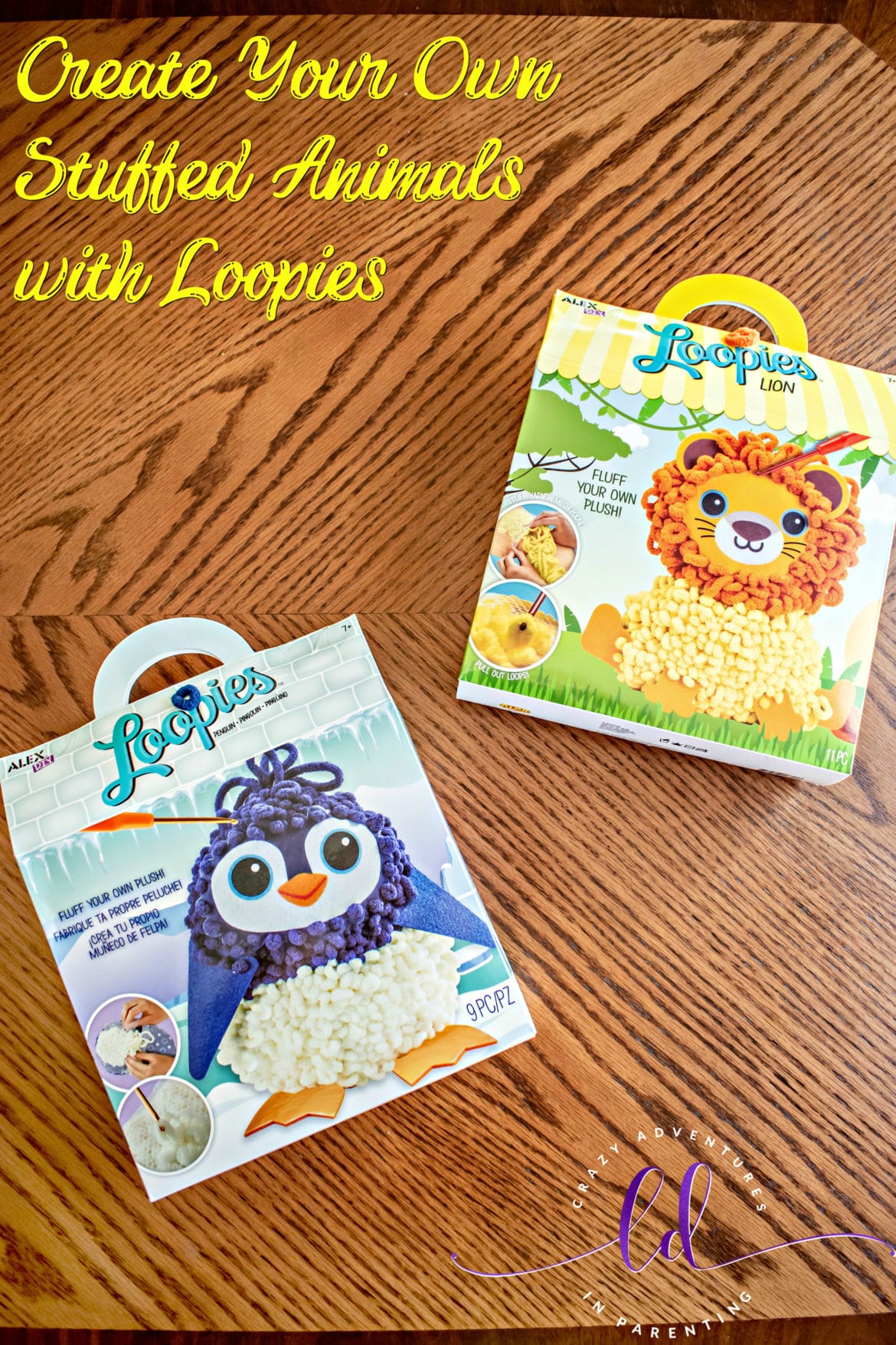 Create Your Own Stuffed Animals with Loopies | Crazy Adventures in ...