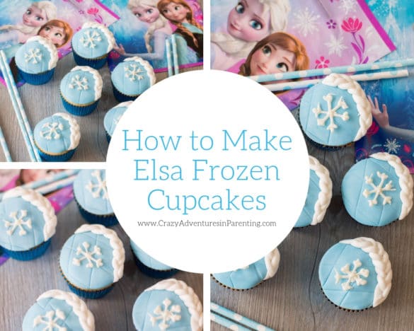 Easy Elsa Frozen Cupcakes Recipe | Crazy Adventures in Parenting