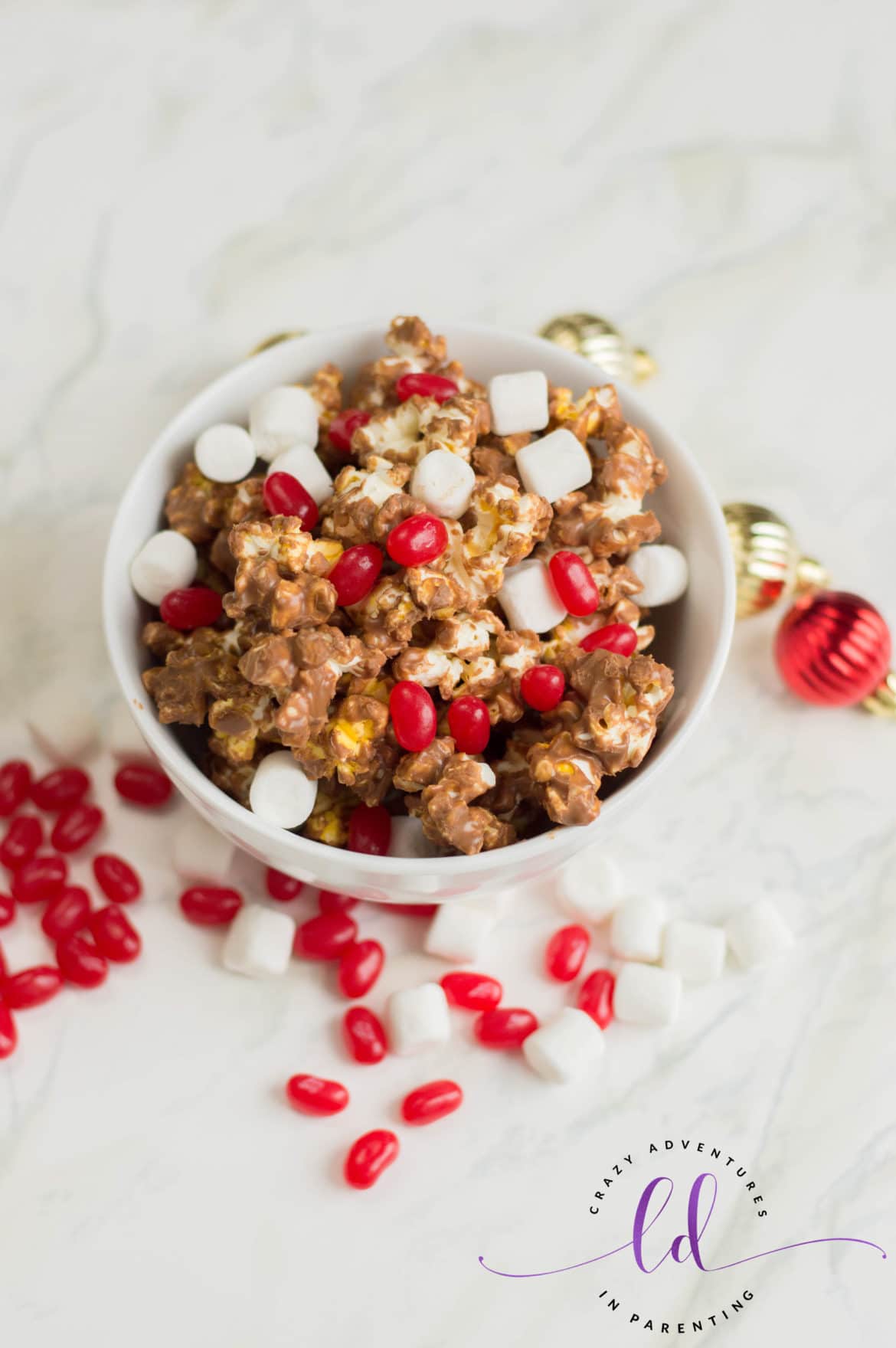 Easy Christmas Popcorn Recipe for Holidays | Crazy Adventures in Parenting