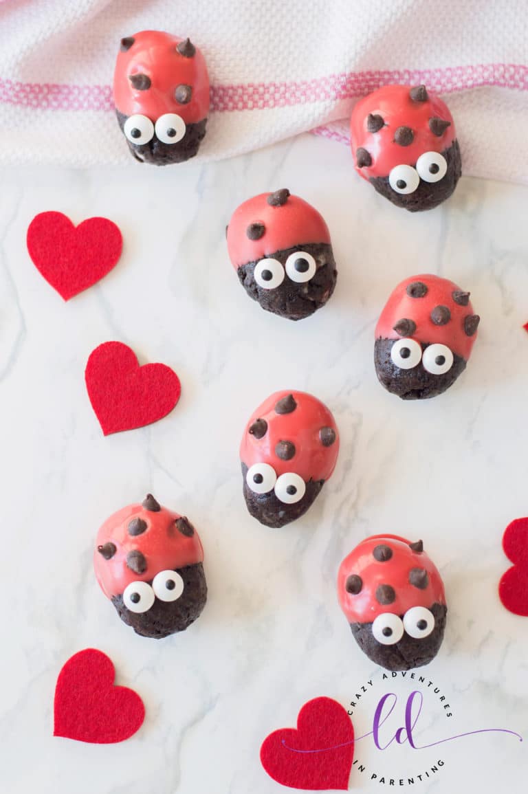 Ladybug Lovebug Oreo Truffles Recipe | Crazy Adventures in Parenting