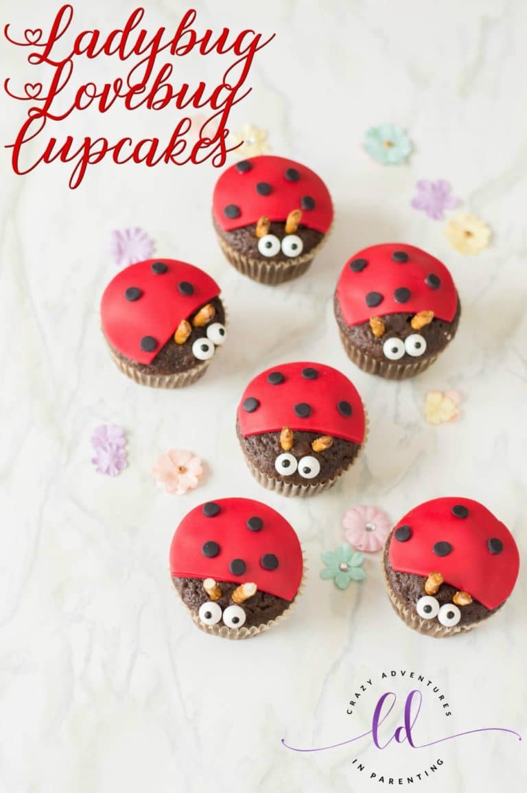 Ladybug Lovebug Cupcakes | Crazy Adventures in Parenting