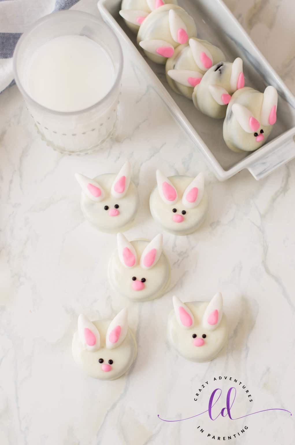 Bunny Oreo Cookies | Crazy Adventures in Parenting