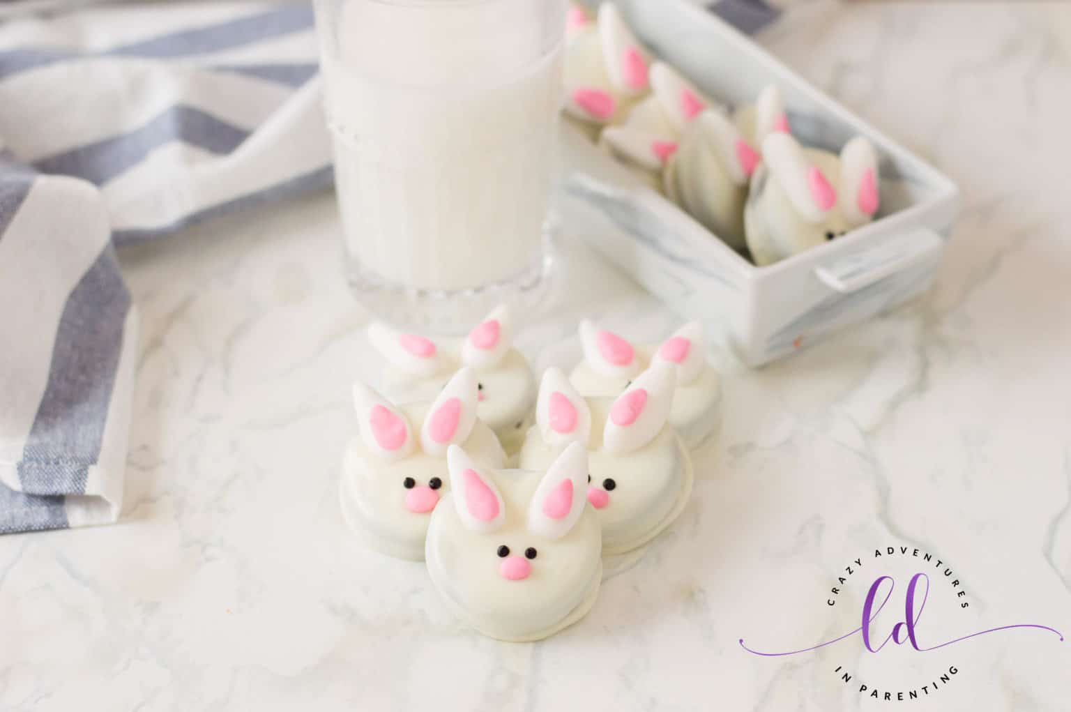 Bunny Oreo Cookies | Crazy Adventures in Parenting