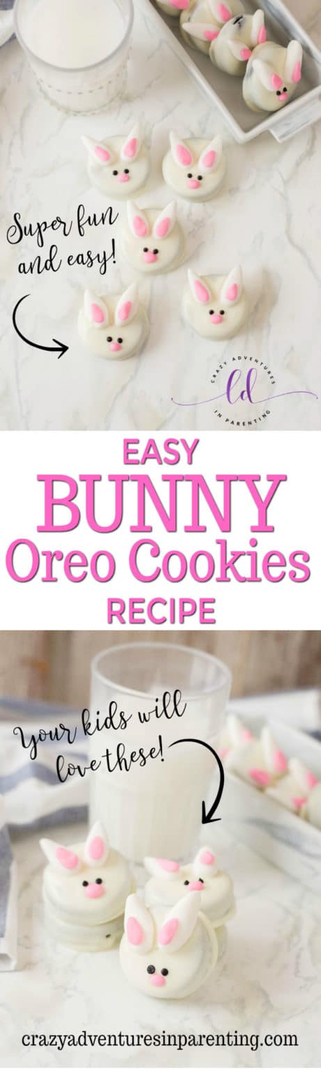 Bunny Oreo Cookies | Crazy Adventures in Parenting
