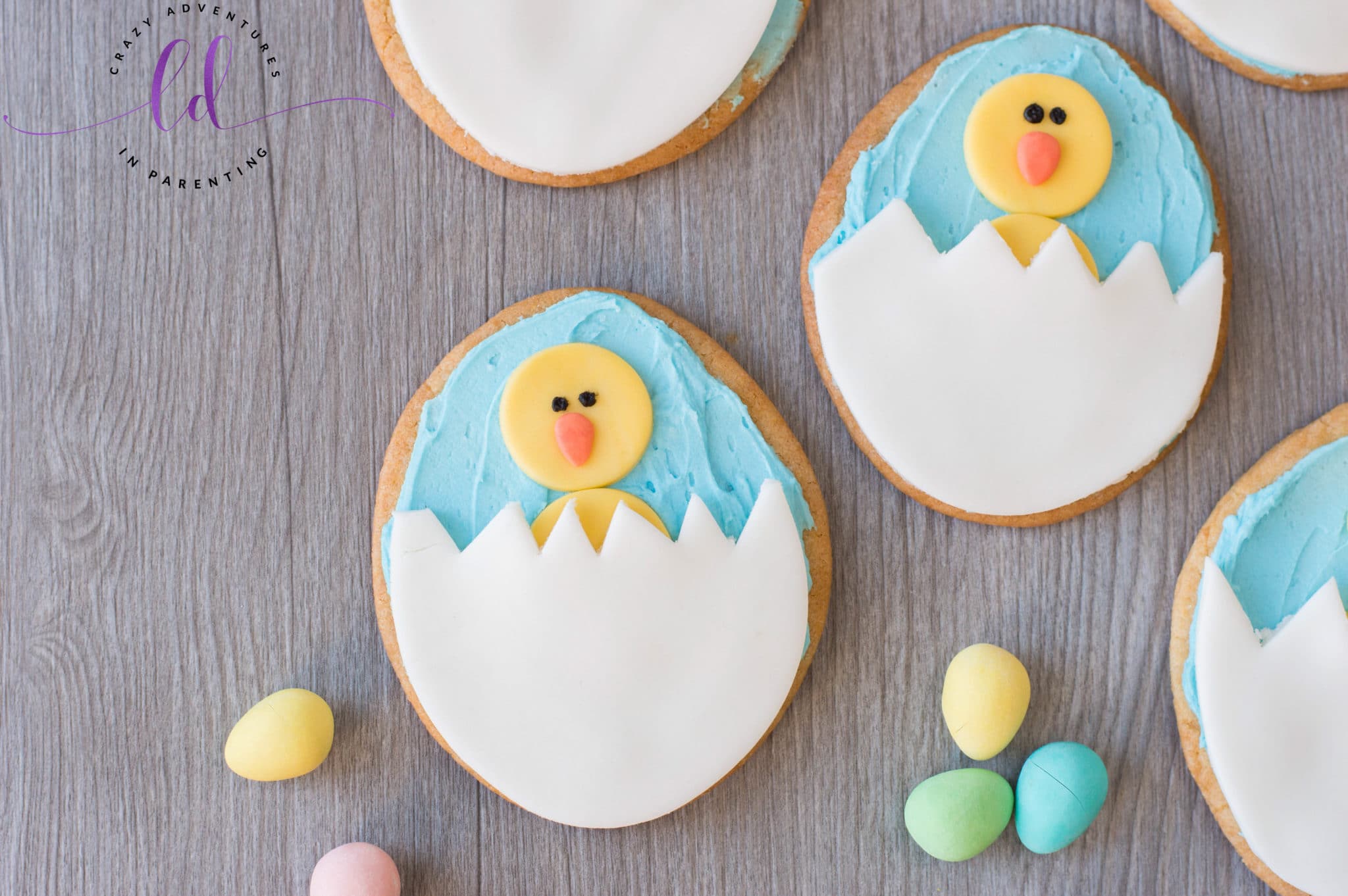 Chick Egg Cookies for Easter and Spring | Crazy Adventures in Parenting