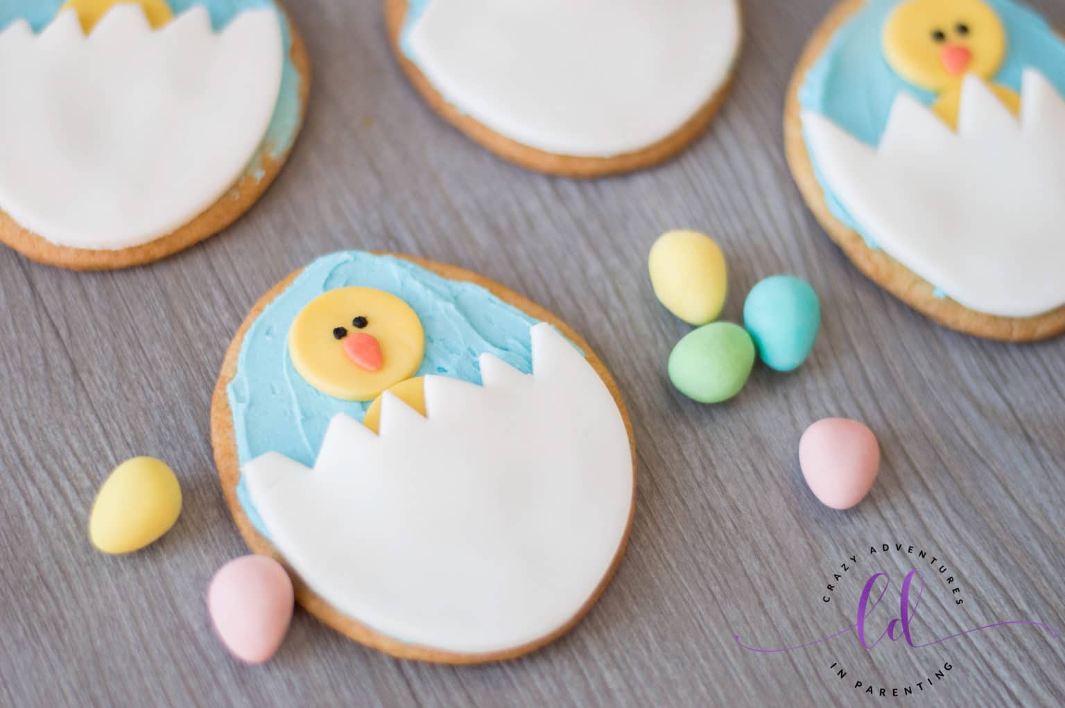 Chick Egg Cookies for Easter and Spring | Crazy Adventures in Parenting