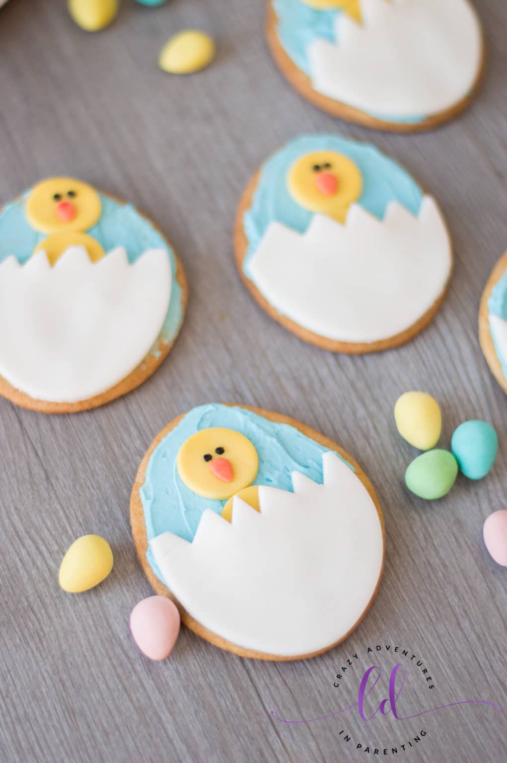 Chick Egg Cookies for Easter and Spring | Crazy Adventures in Parenting