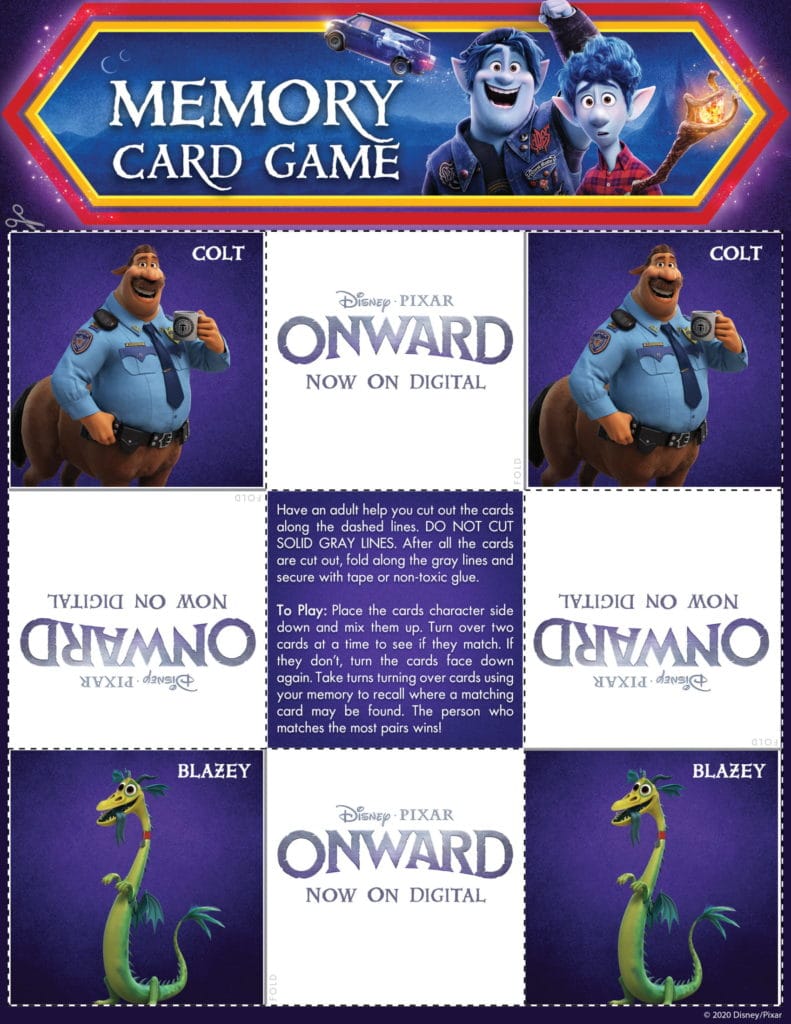 ONWARD Coloring Pages and Activity Sheets #PixarOnward | Crazy ...