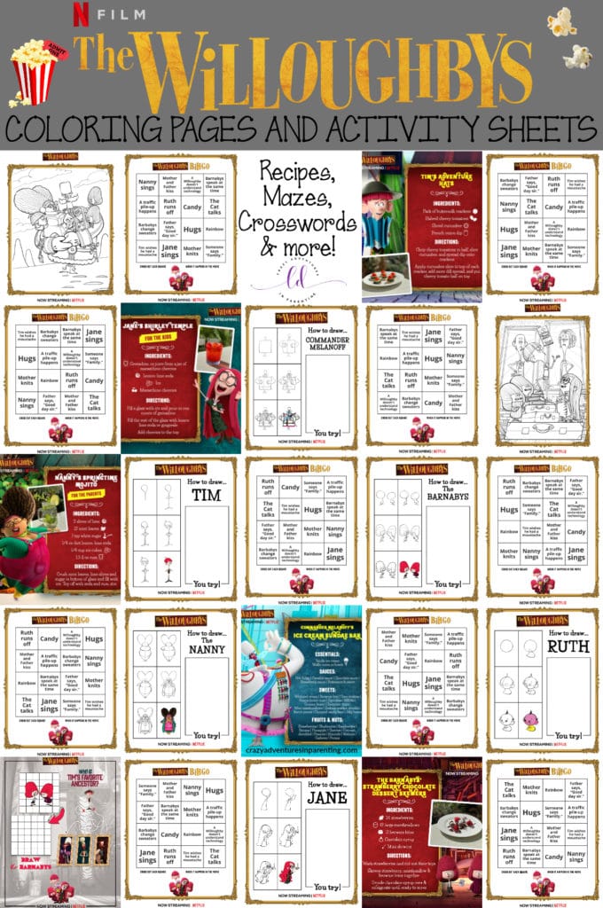 Free Printable The Willoughbys Coloring Pages and Activity Sheets ...