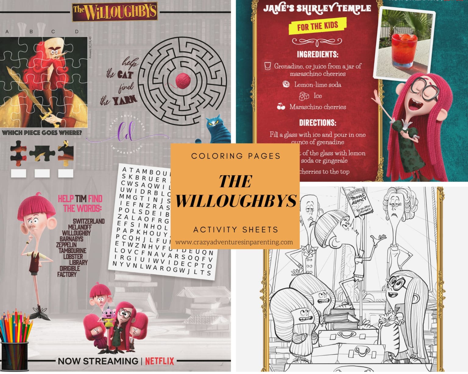 Free Printable The Willoughbys Coloring Pages and Activity Sheets ...