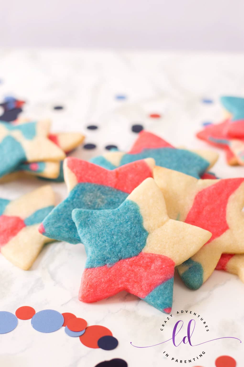 Patriotic Sugar Cookies Recipe | Crazy Adventures in Parenting