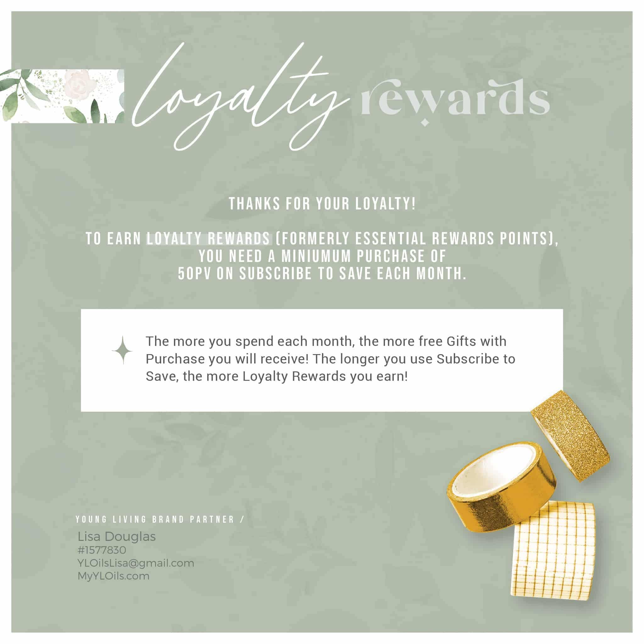 Young Living Loyalty Rewards Program (formerly Essential Rewards ...