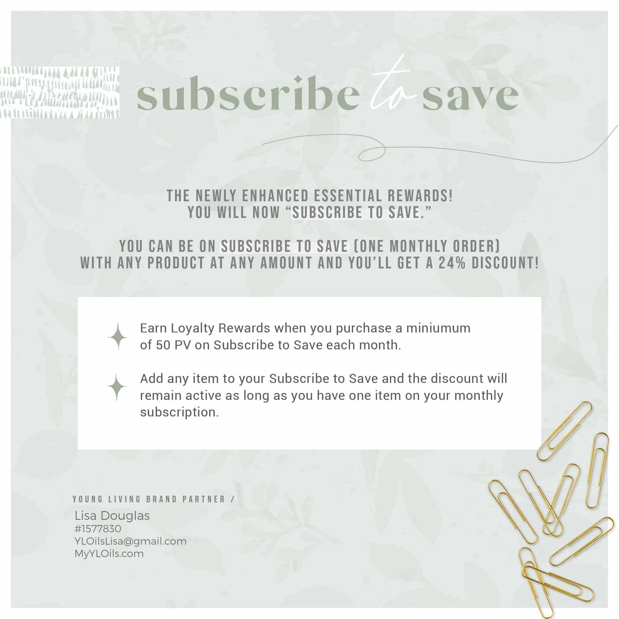 Young Living Loyalty Rewards Program (formerly Essential Rewards ...