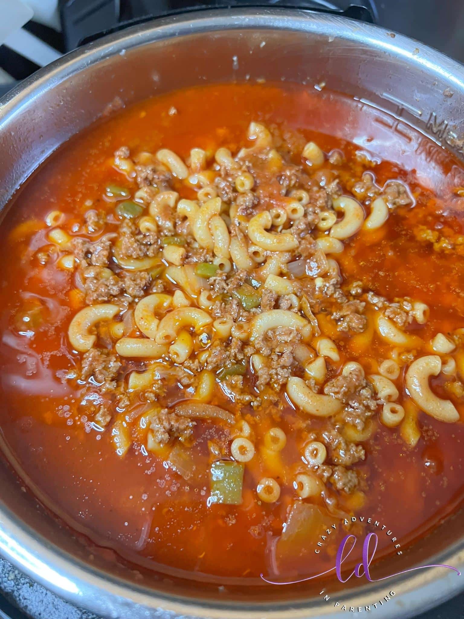 Easy Instant Pot Taco Macaroni Recipe | Crazy Adventures in Parenting